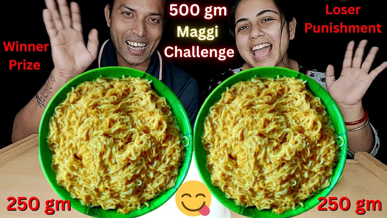 Masala Maggi Challenge | Maggi*Recipe* Eating Challenge | Eating Show ...