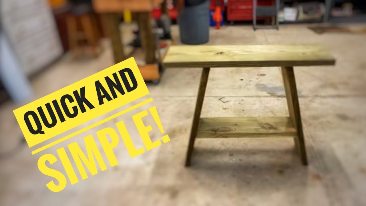 Table made from Scrap in 45 Minutes! - YouTube
