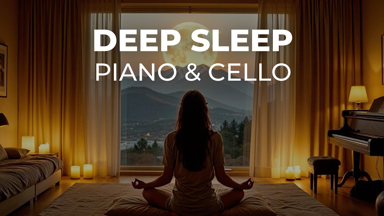 3-Hour Piano & Cello for Deep Sleep | Gentle Meditation to Overnight ...