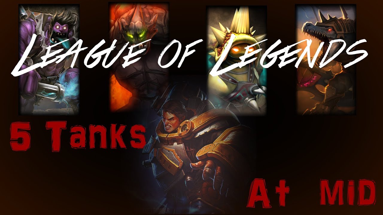 League of Legends: 5 Tanks au mid!! (Win) [FR] - YouTube