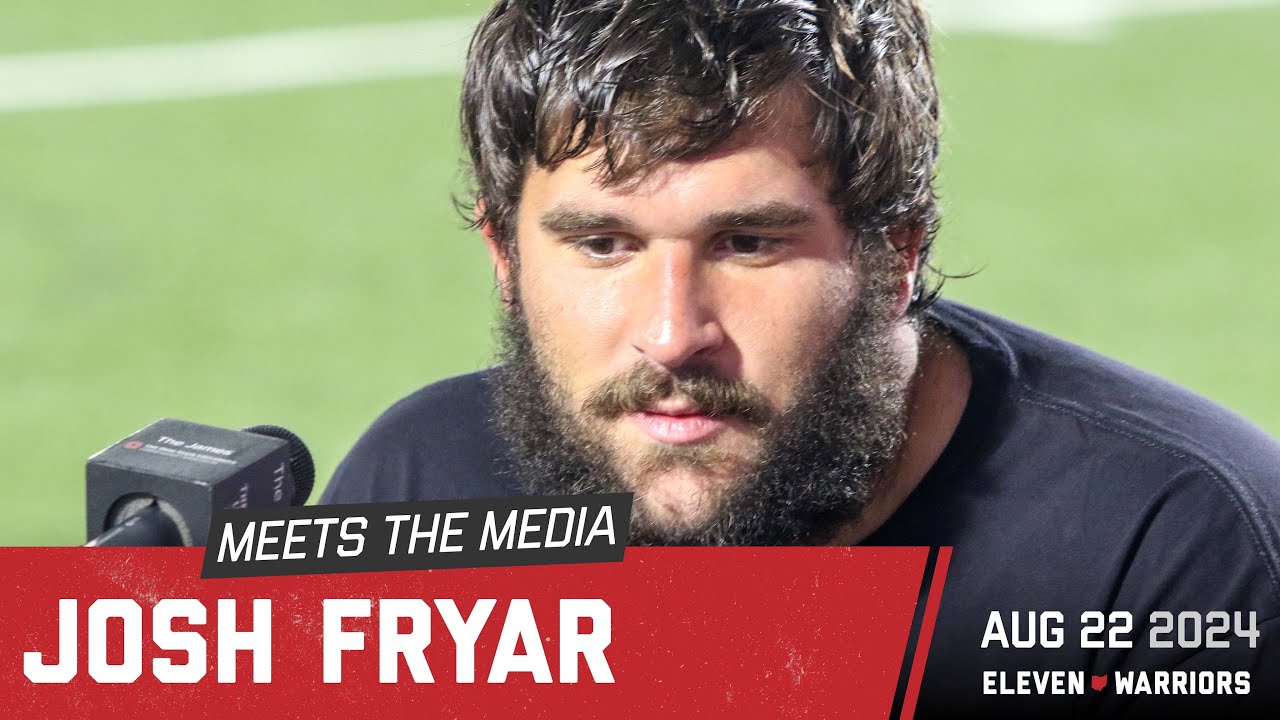 Josh Fryar talks about starting at tackle for Ohio State, his goals for ...