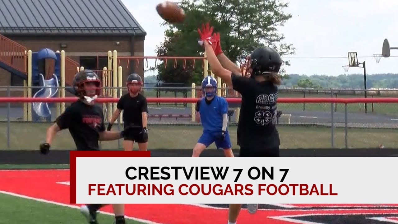 Crestview 7 on 7 Featuring Cougars Football - YouTube