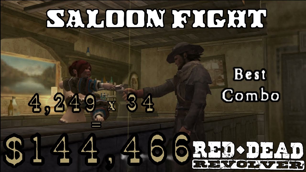 Red Dead Revolver | Saloon Fight $144,466 Best Combo - YouTube