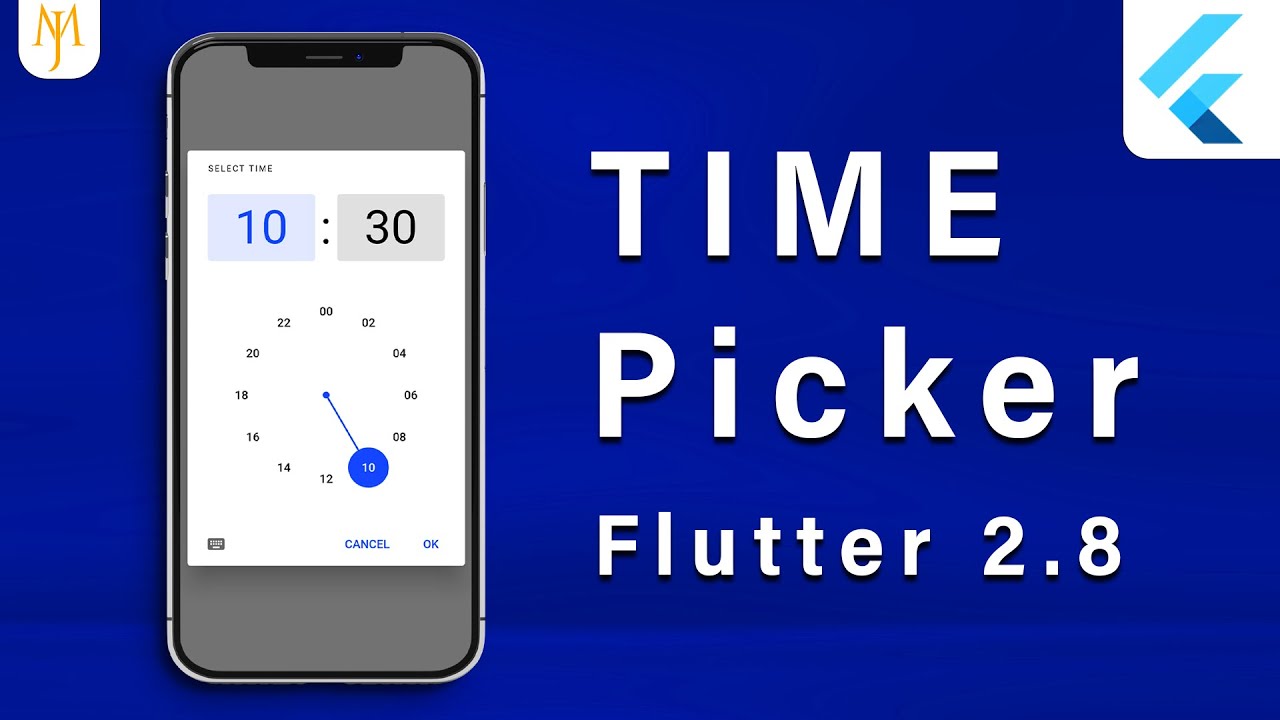 Flutter Tutorial Time Picker 2022 Youtube