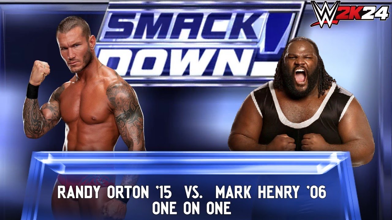 Full Match - Randy Orton '15 vs Mark Henry '06 at Smackdown | WWE 2k24 ...