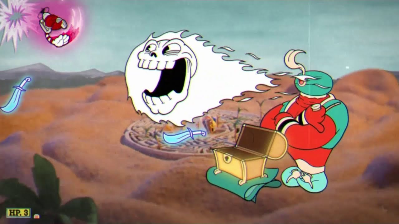 Jimmy the genie | Cuphead funny moments episode 3 - YouTube