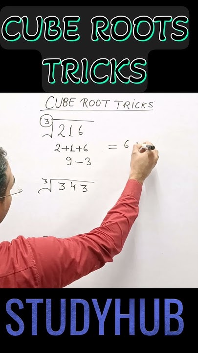 CUBE ROOTS TRICKS #maths #Shorts #viral - YouTube