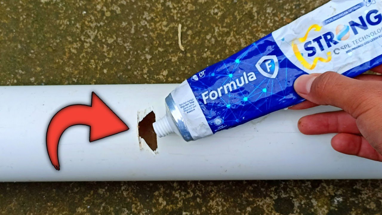 Don't Throw Away The Toothpaste! Nobody Know How To Fix A Leaky Pipe ...