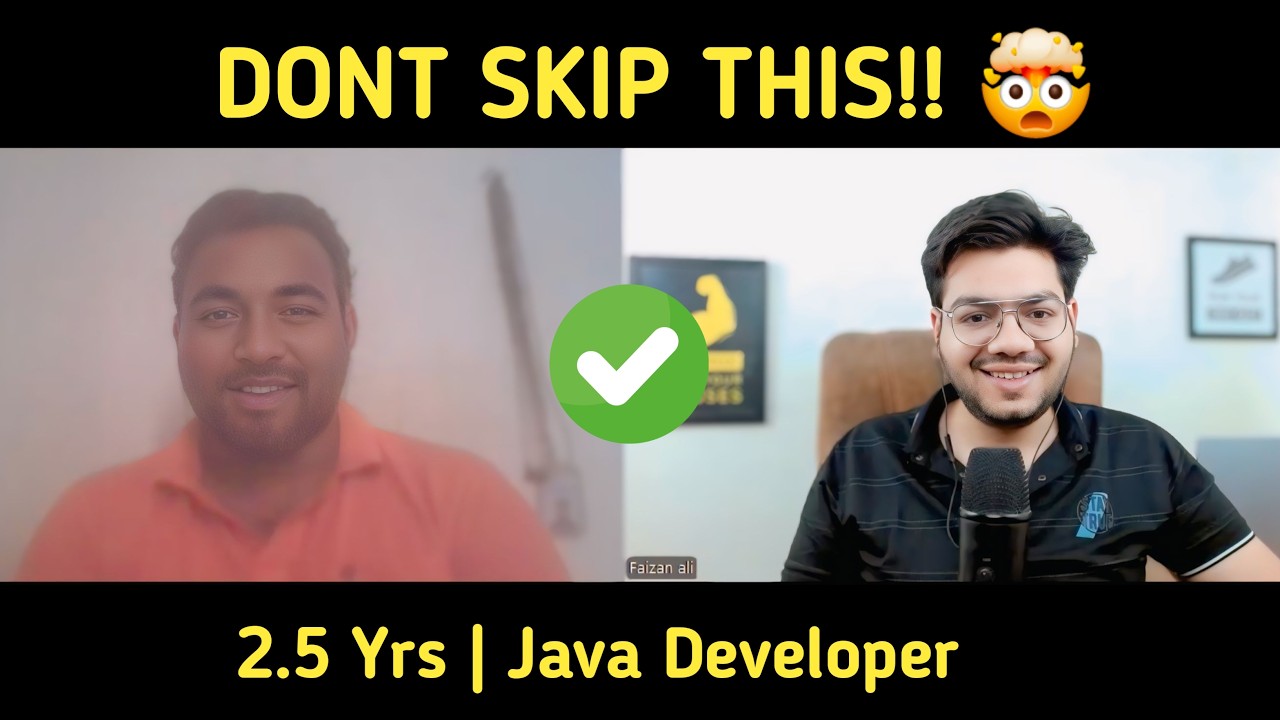 Java Spring Boot 2.5 Yrs Interview Experience - YouTube