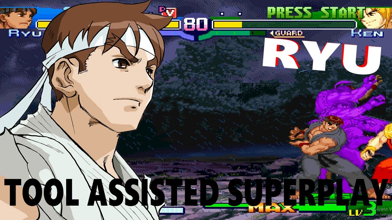 [TAS] - Street Fighter Alpha 3 - Ryu (V-Ism) - YouTube