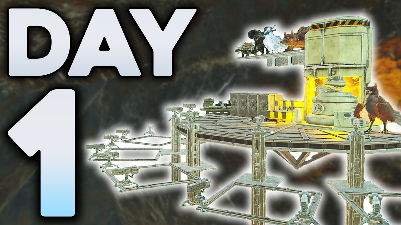 Claiming Extinction's Best Base Location on Day 1! - ARK PvP - YouTube