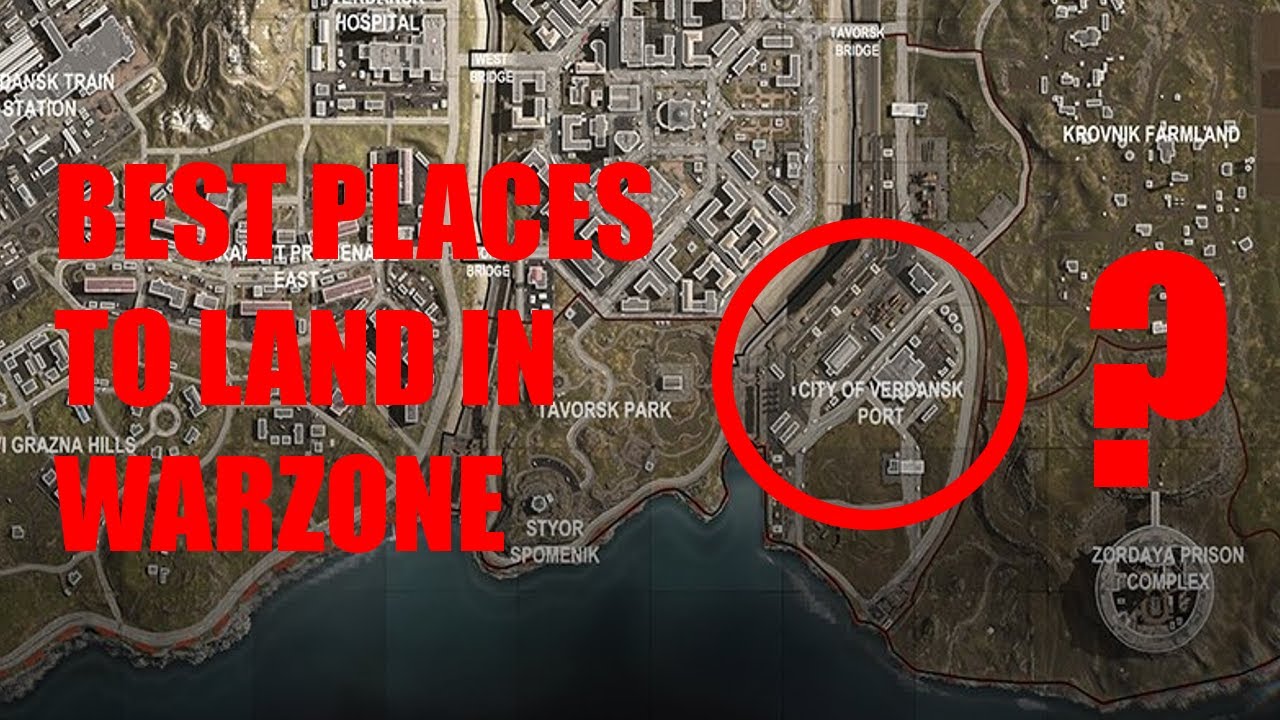 Best Places To Land In Warzone! - YouTube