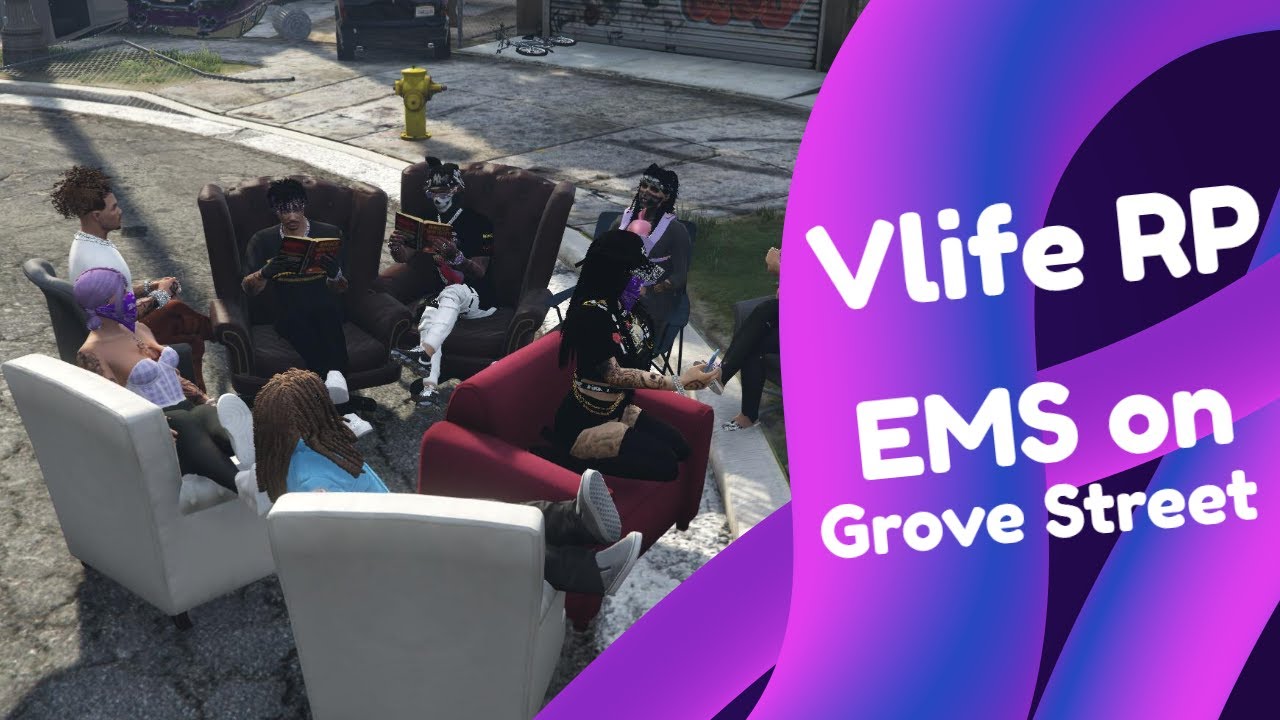 EMS on Grove Street - VLife RP (Funny GTA Roleplay) - YouTube