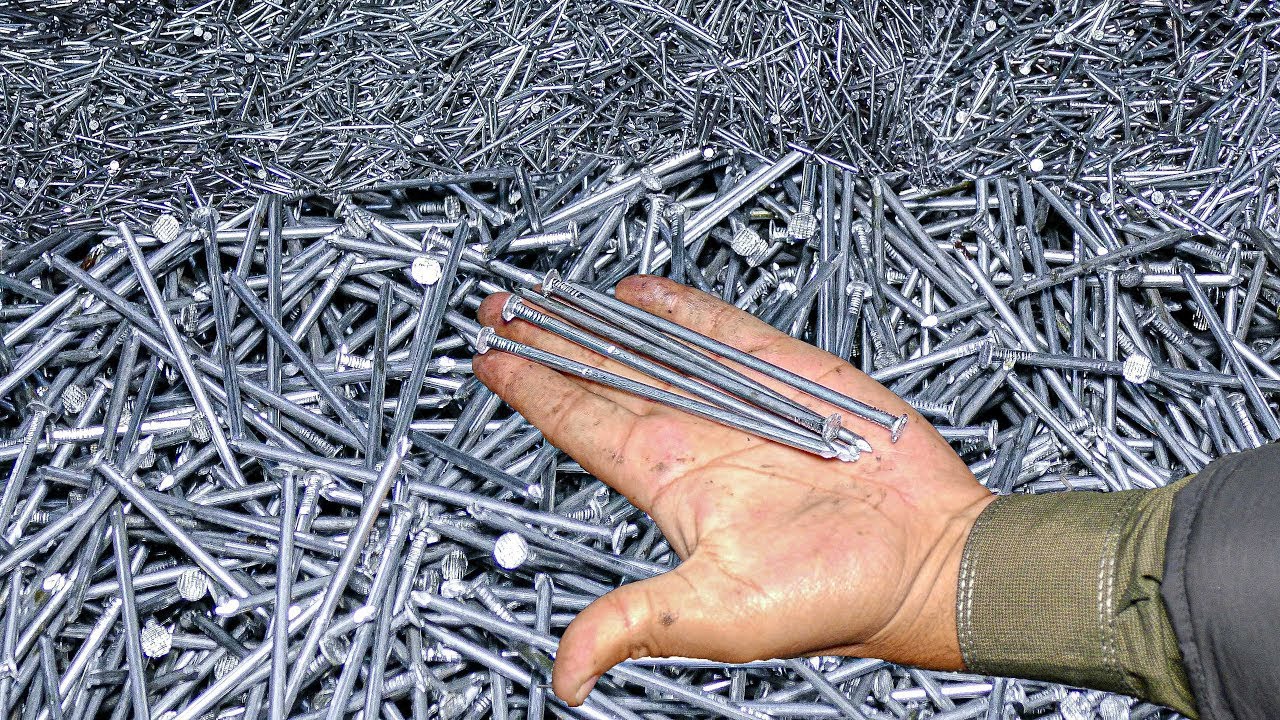 Making Steel Nails: The Complete Manufacturing Process | Pure Skill ...