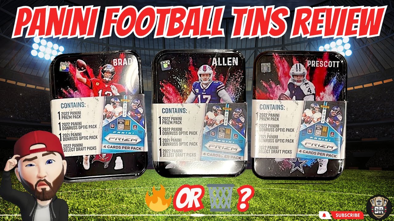 PANINI FOOTBALL TINS REVIEW 🏈 ARE THEY🔥 OR 🗑️? - YouTube