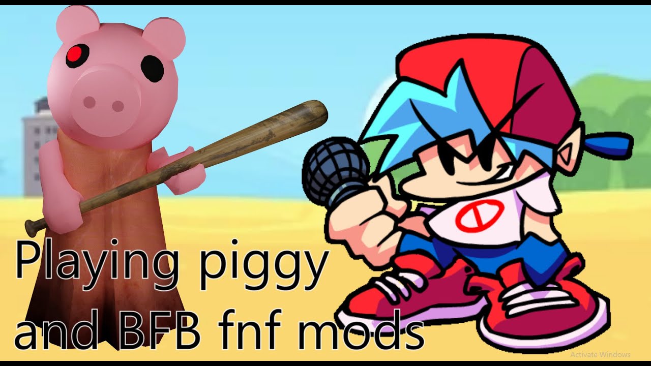 Playing Piggy And BFDI FNF mods - YouTube