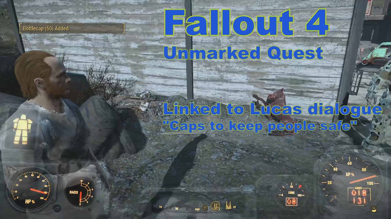 Fallout 4 Static Encounters Vicious Dogs and Farmer - YouTube