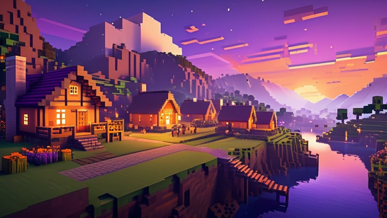 "Uncovering an Minecraft epic village " with my brother - YouTube