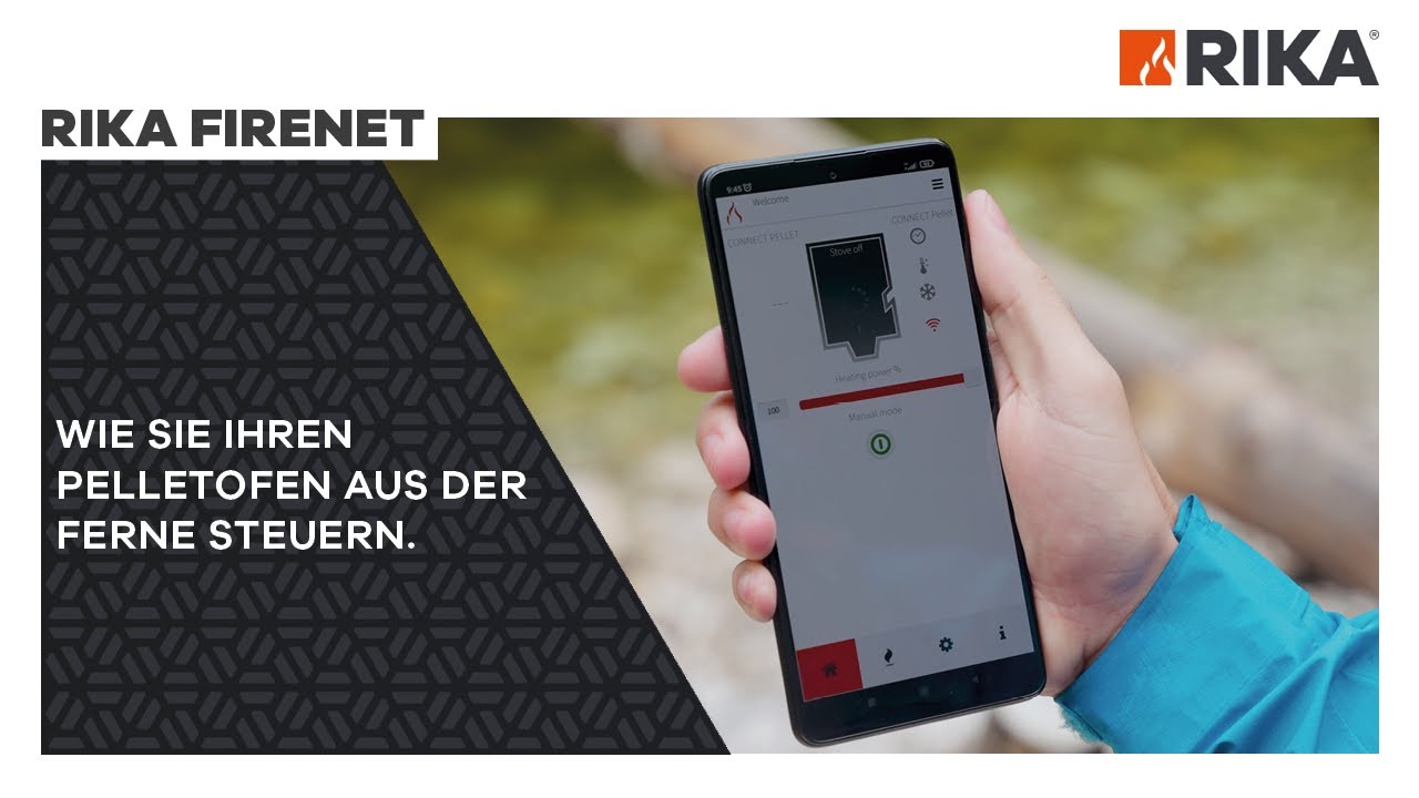 RIKA FIRENET | Wie Sie Ihren Pelletofen aus der Ferne steuern. - YouTube