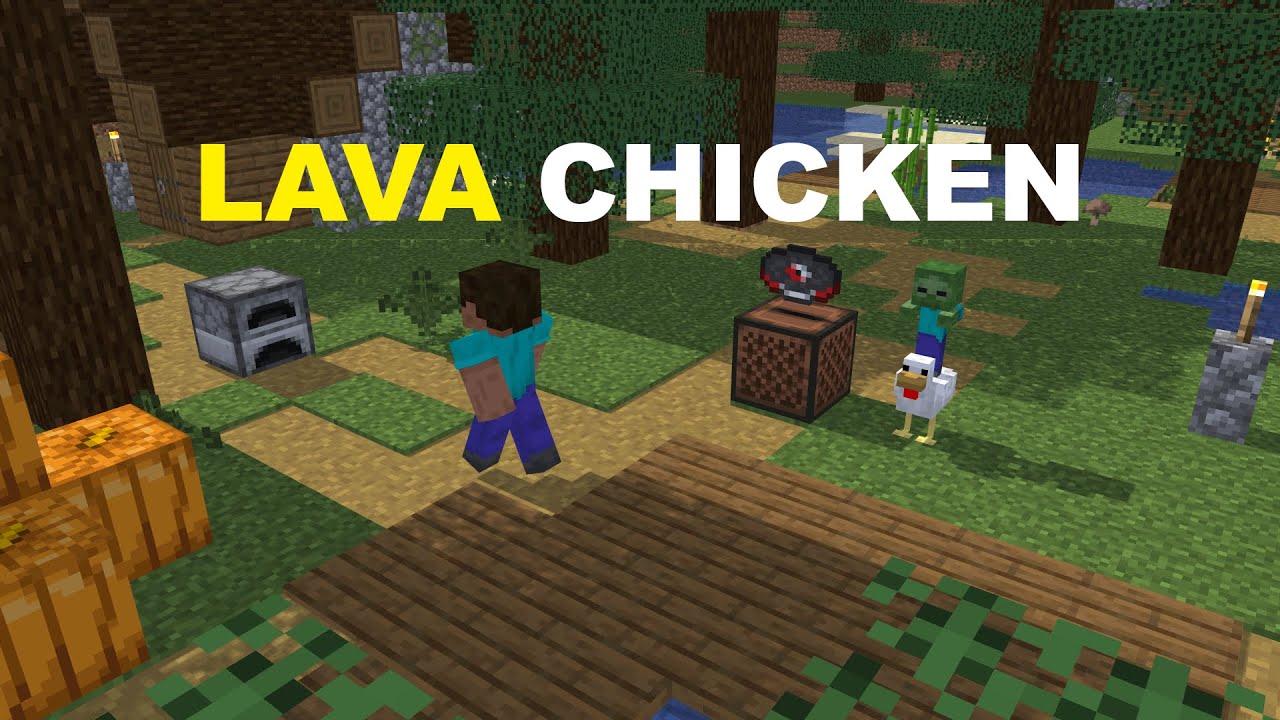 Animación del Lava Chicken Disc - Minecraft Animation - YouTube