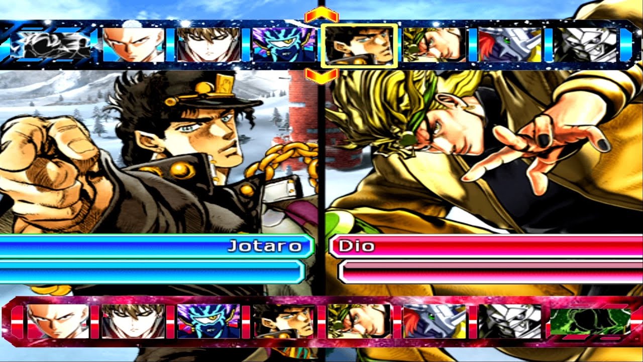 JoJo's Bizarre Adventure | JOTARO vs DIO | DRAGON BALL Z BUDOKAI ...