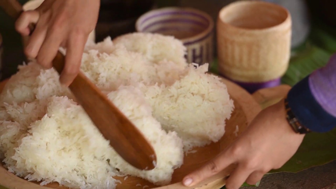 Steam Sticky Rice - YouTube