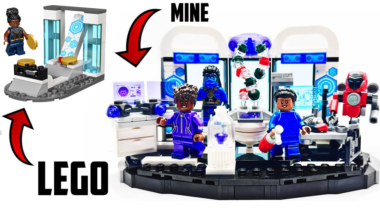 I UPGRADED LEGO SHURI'S LAB SET FROM WAKANDA FOREVER! (76212) - YouTube