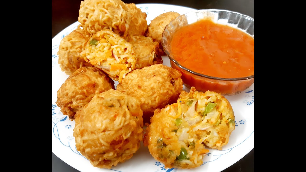 TASTY MAGGI BALLS || EZZAH AND SINAN|| CHILDRENS RECIPE || NEW FOOD ...