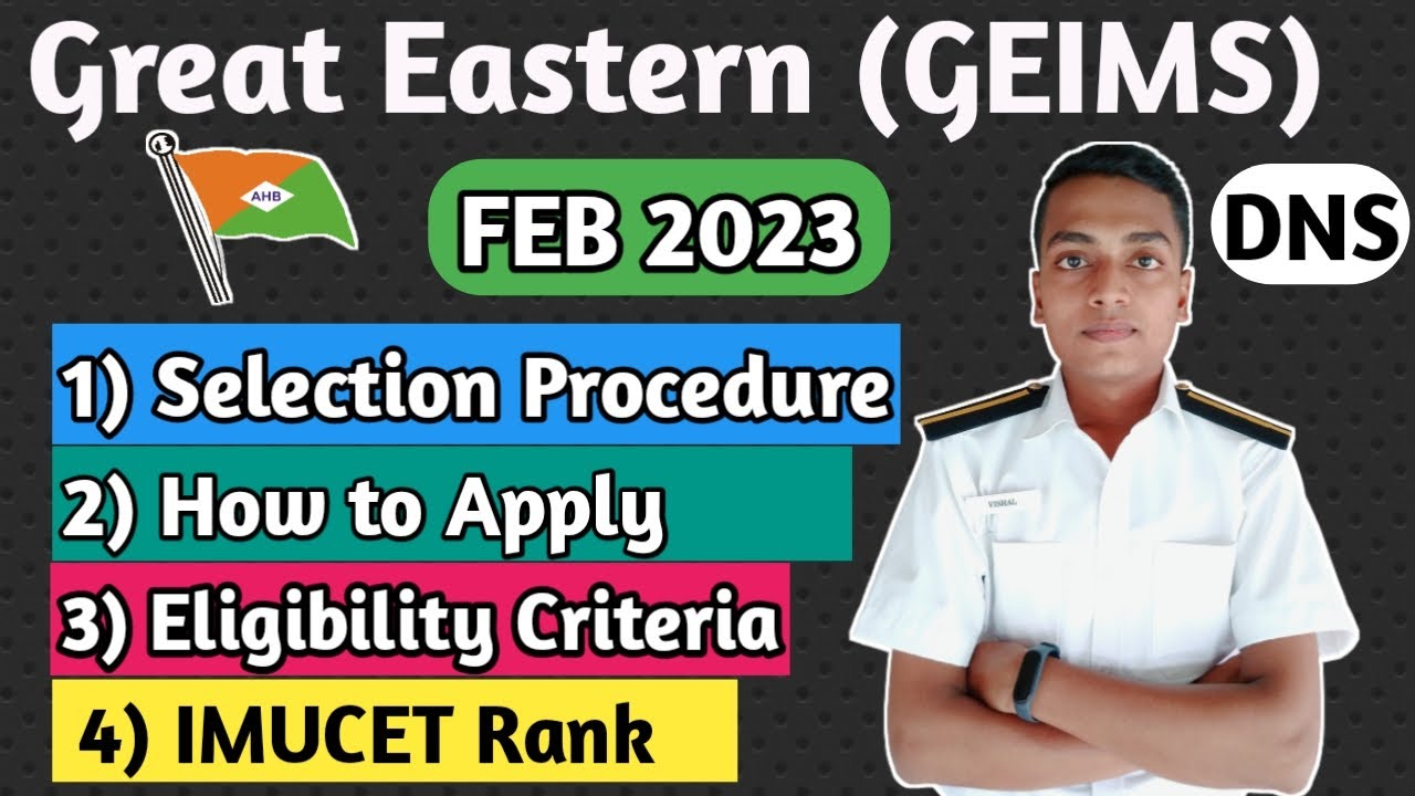 Great Eastern (GEIMS) DNS Sponsorship Selection & Application Procedure ...