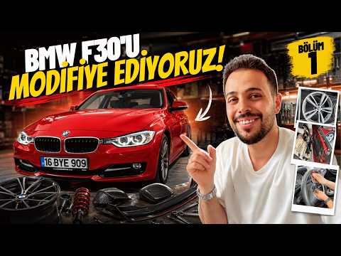 BMW F30 MODİFİYE 1 🚗 | Jant seçimi, m set ve direksiyon, LCİ far stop