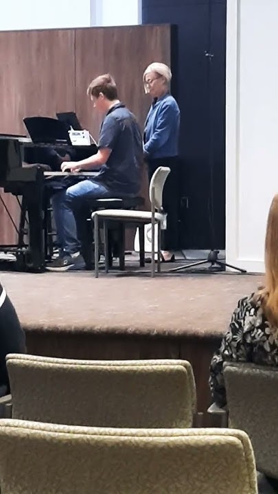 Ethan's first piano recital! - YouTube