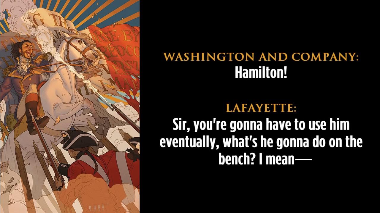 Hamilton | 18. Guns and Ships | Lyrics - YouTube