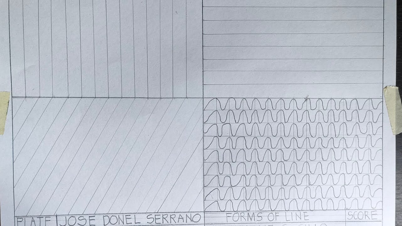Forms of Line| Plate 2.2|| Technical Drawing 1 - YouTube