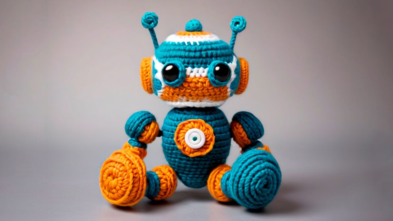 Robô Amigurumi - Amigurumi Diferente - YouTube