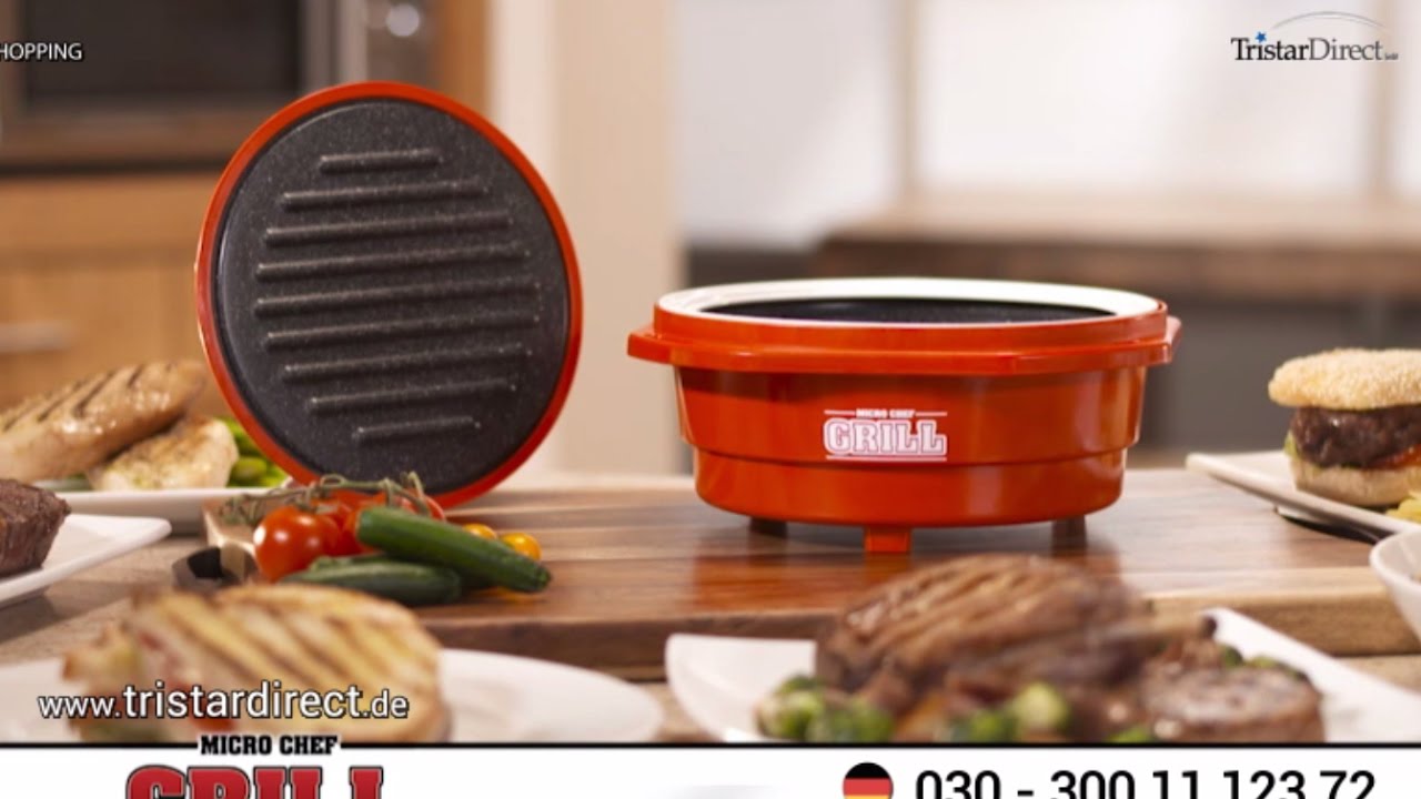 Das neue Mikrowellen Kochsystem, der Micro Chef Grill. - YouTube