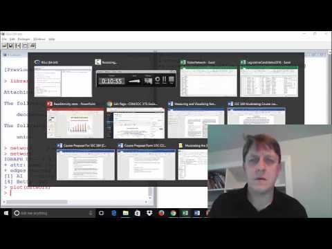 Importing Social Network Data into R through CSV Files - YouTube