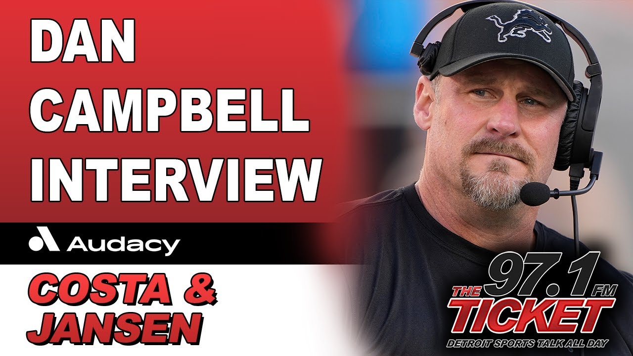 Pre-Draft Interview with Lions Head Coach Dan Campbell - YouTube