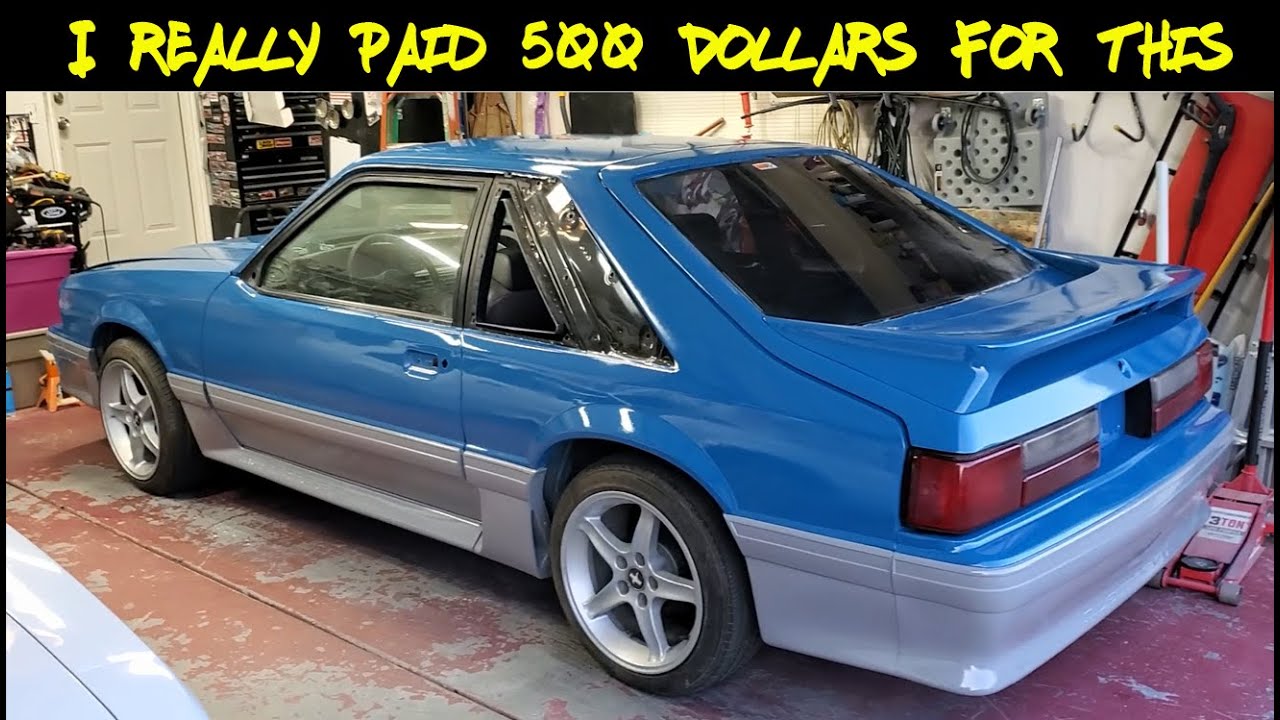 The 89G - My Fox Body Gets A Rustoleum Paint Job - YouTube