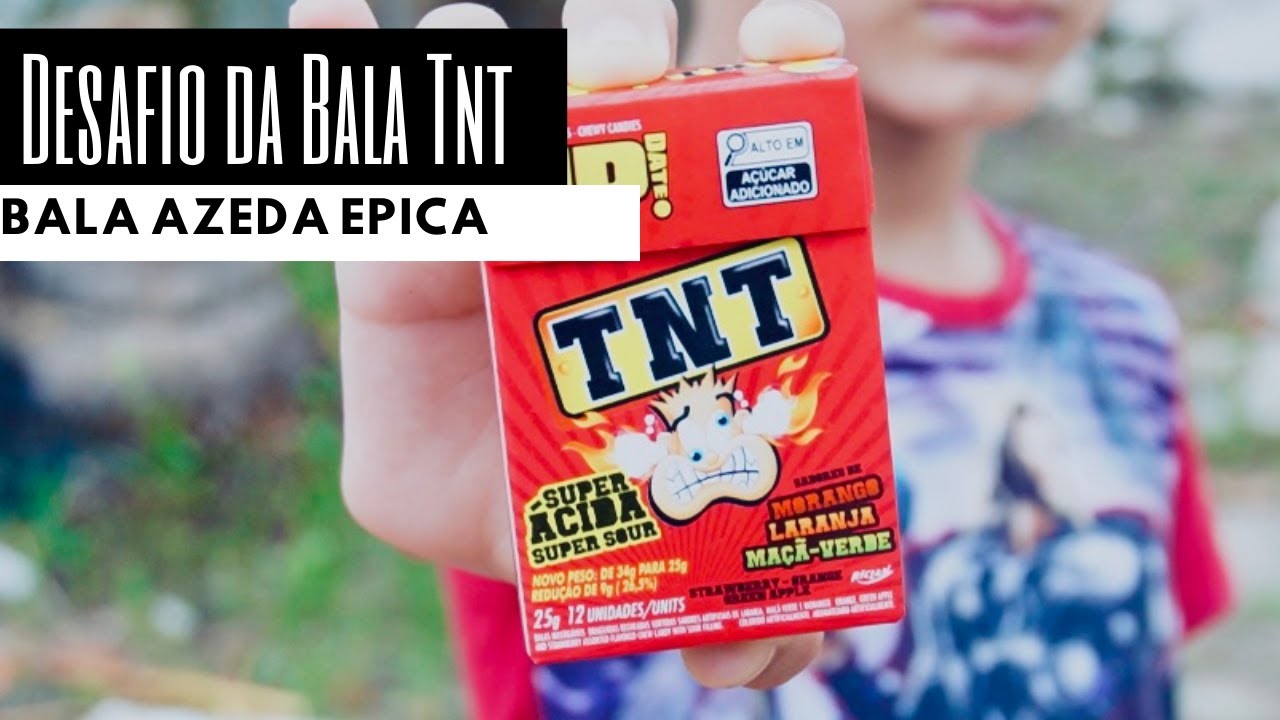 DESAFIO DA BALA TNT - AZEDA DEMAIS - YouTube