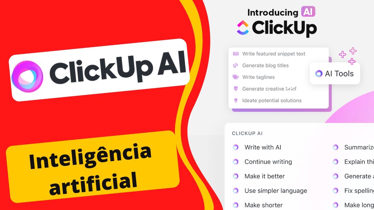 ClickUp AI - Inteligência artificial para mais produtividade - YouTube