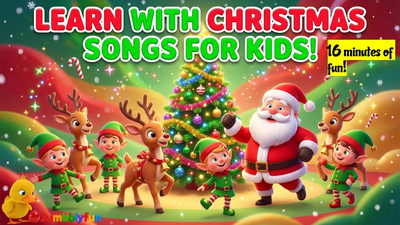 Christmas Songs Compilation for Kids 🎄 | Jingle Bells, Silent Night ...