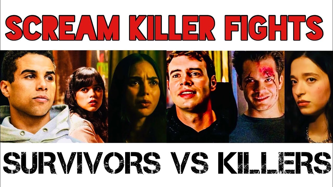 SCREAM KILLER FIGHTS - Roman, Amber & Mickey Vs Tara, Sam & Chad - YouTube