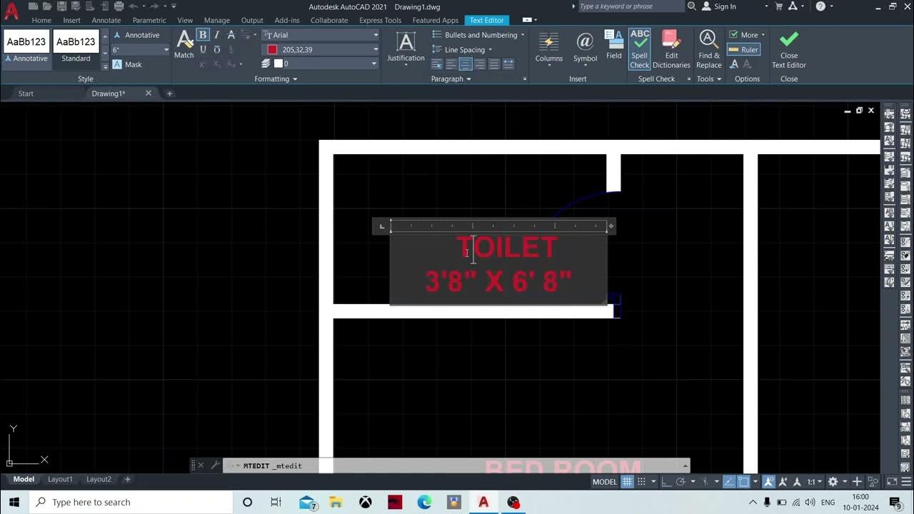 how to edit text in autocad - YouTube