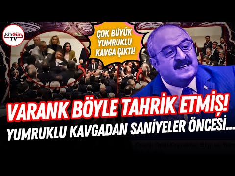 Meclis'te yumrulu kavga öncesi Varank böyle tahrik etmiş: Özgür Özel'in dibine girmiş! İŞTE O ANLAR!