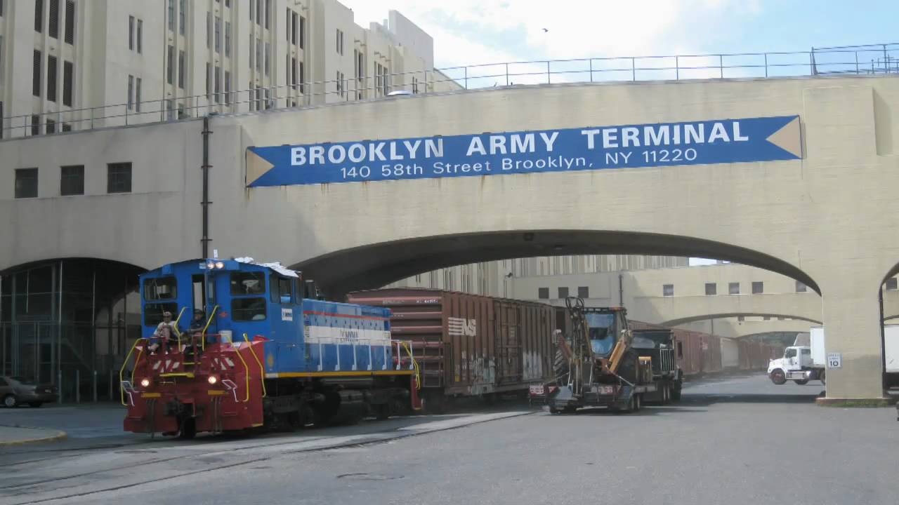 South Brooklyn Marine Terminal Rail Extension Project - YouTube