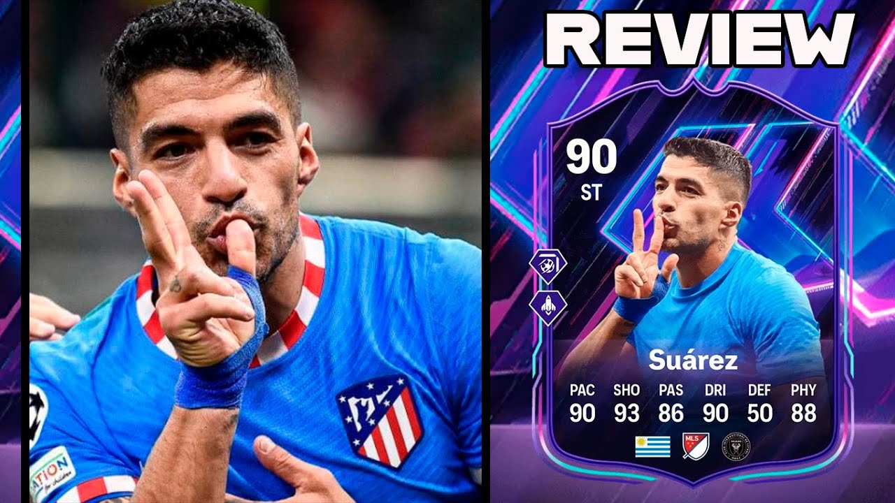 SBC 100% OBLIGATORIO | LUIS SUAREZ FLASHBACK 90 FC 25 REVIEW | ¿VALE LA ...