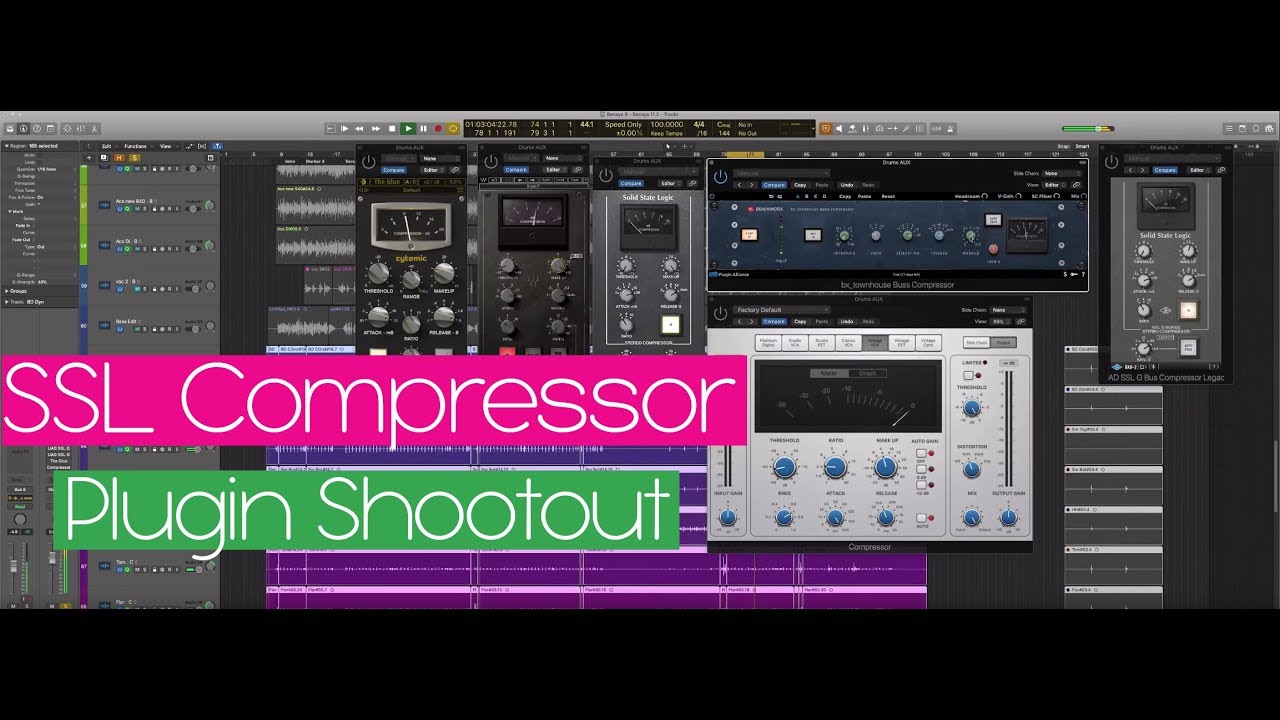SSL Compressor Plugin Shootout - YouTube
