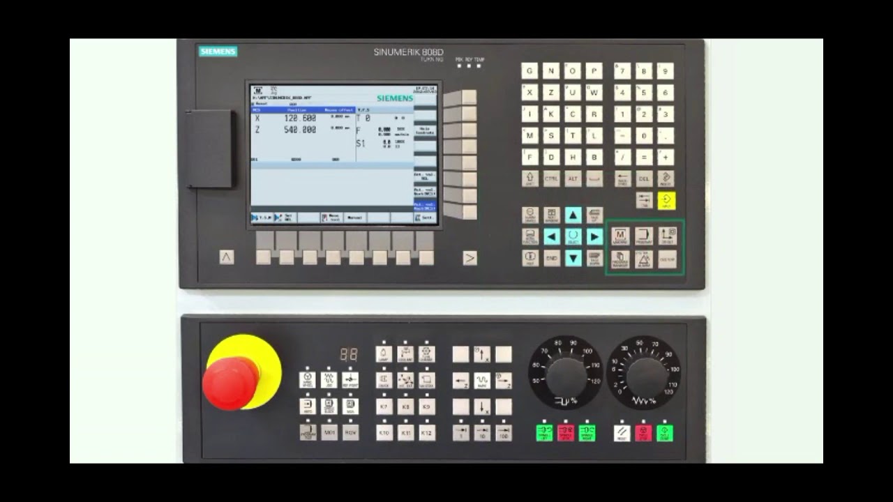 Layar Operasi Mesin CNC Turning - YouTube