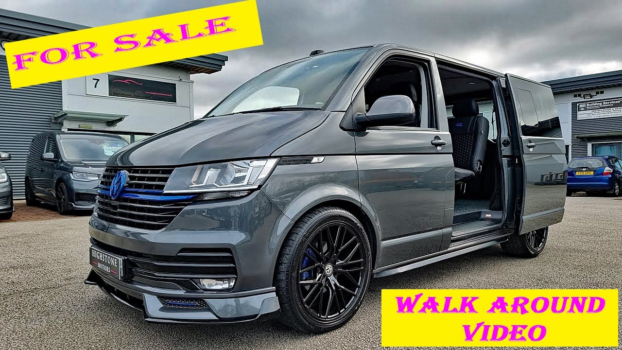 modified vw transporter t6.1 dsg kombi Lowered alloys splitter sidebars ...