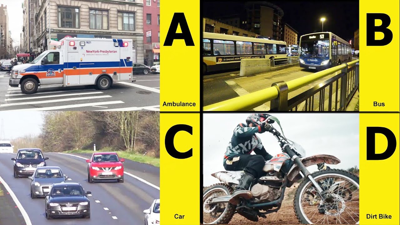 ABC Vehicles name in English - Learn Alphabet with Vehicles name ...